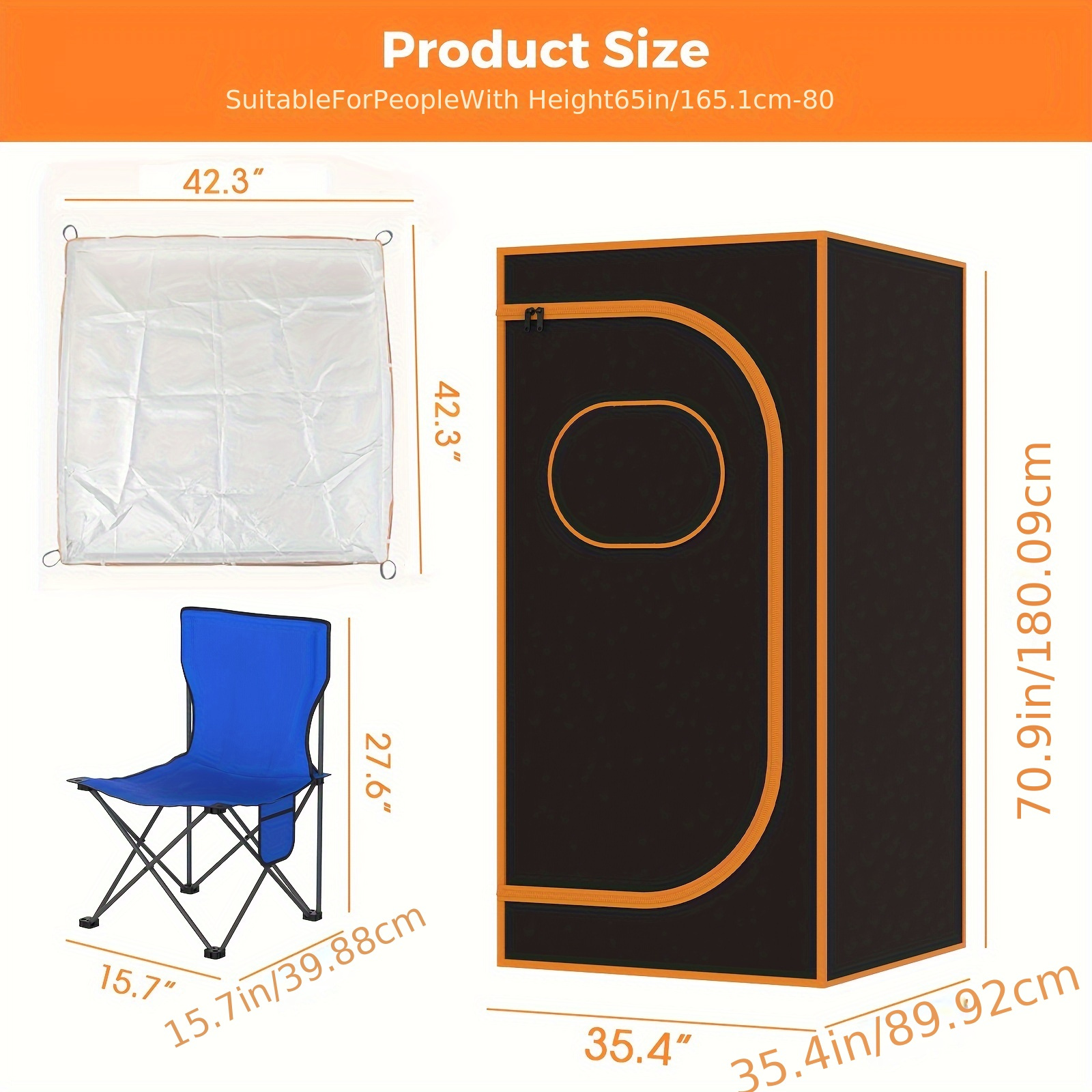 Portable Full Body Sauna Tent - Temu