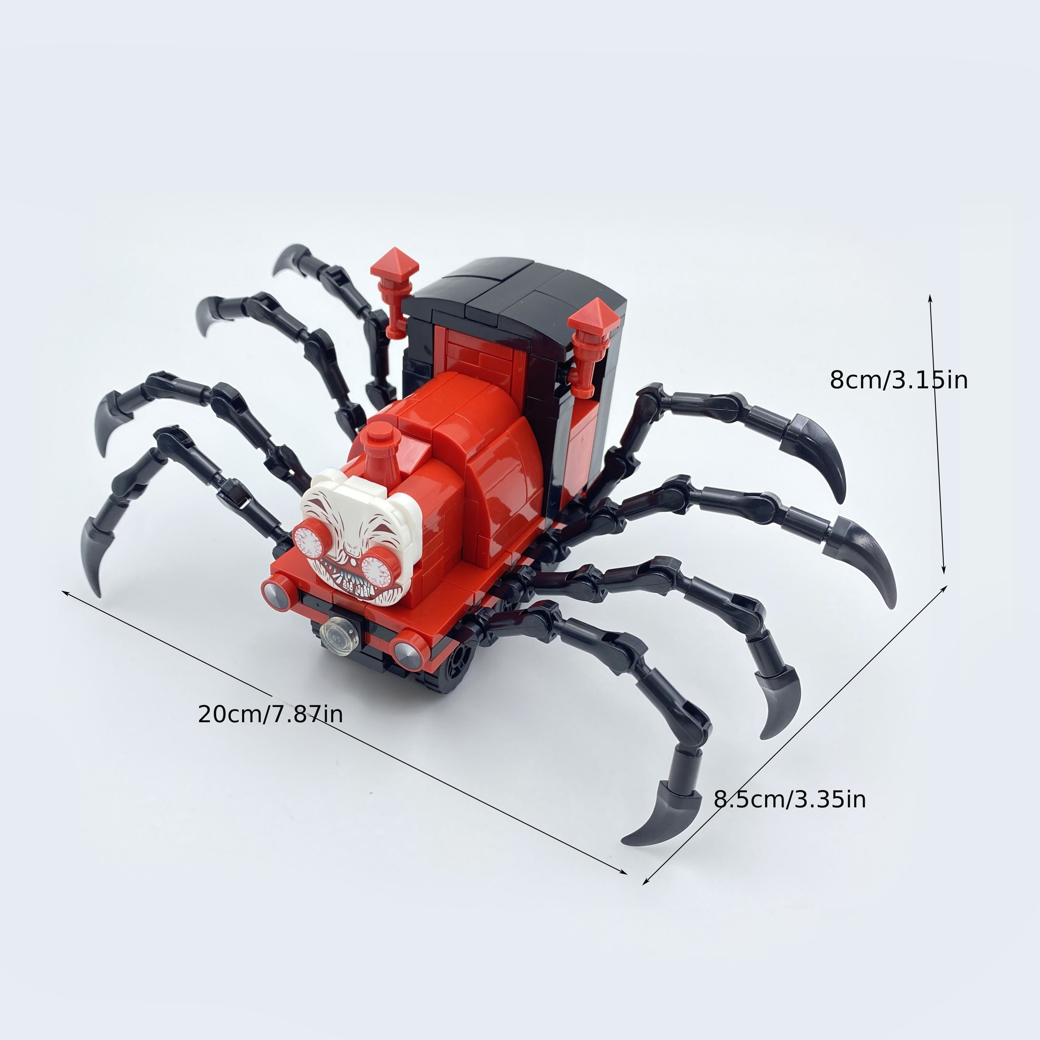262pcs Building Block Train City Street View Spider Train Model ...