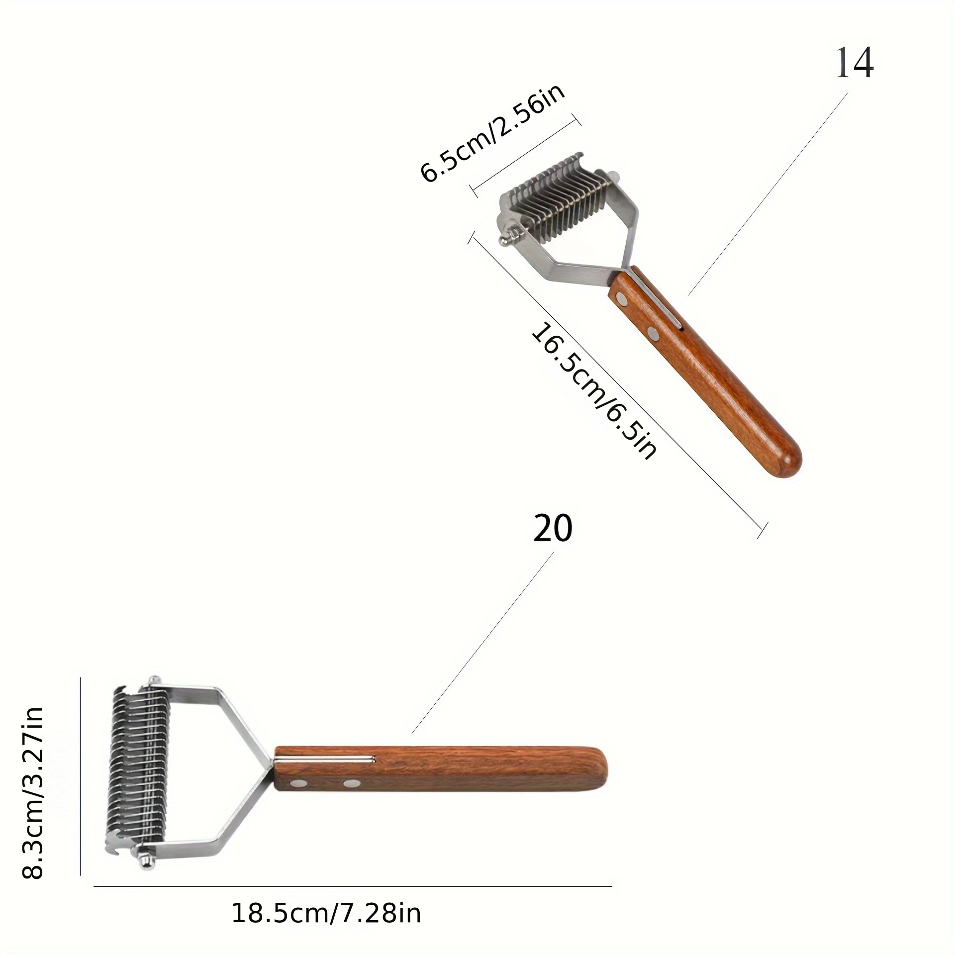 " breed" Y shaped Pet Grooming Comb Stainless Steel - Temu