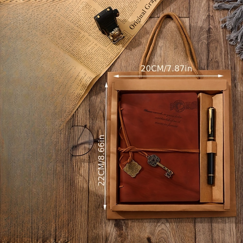 320 Pages Diy Retro Handmade Notebook 32k Nostalgic - Temu South Africa