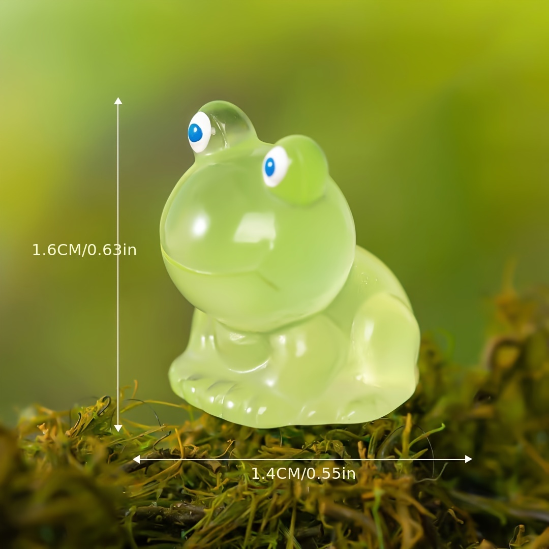 Nightglow Little Frog Decoration Micro Landscape Decoration - Temu ...