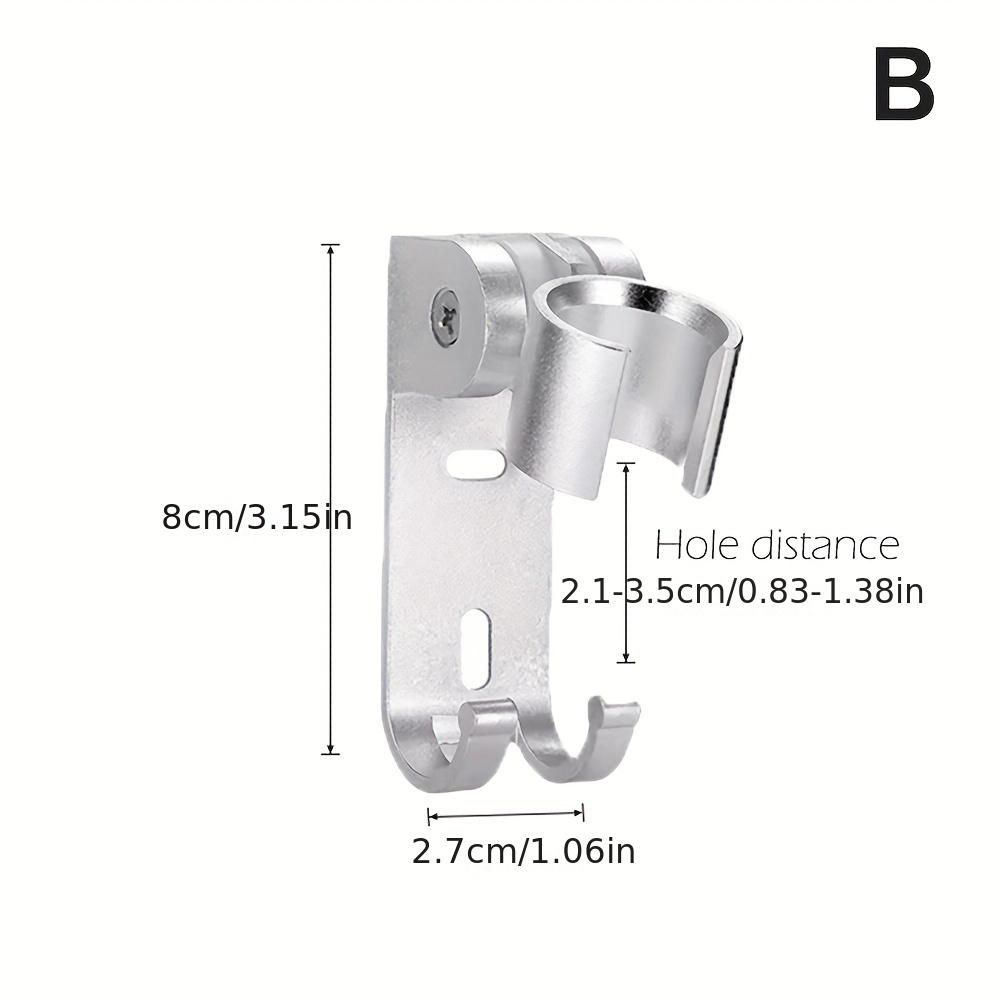 Aluminum Shower Base Shower Head Holder Adjustable Wall - Temu United ...