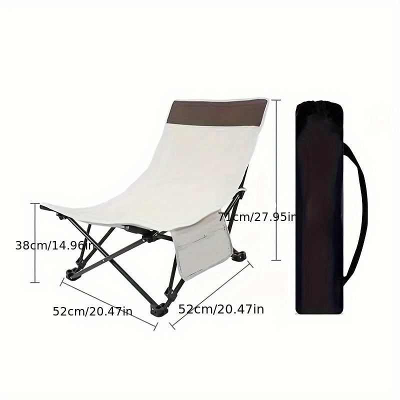 Portable Folding Reclining Chair For Outdoor Fishing Camping Beach ...