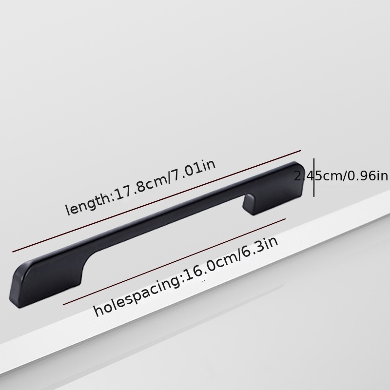 1pc Cabinet Handle Modern Simple Style Cabinet Pull Aluminum Alloy ...