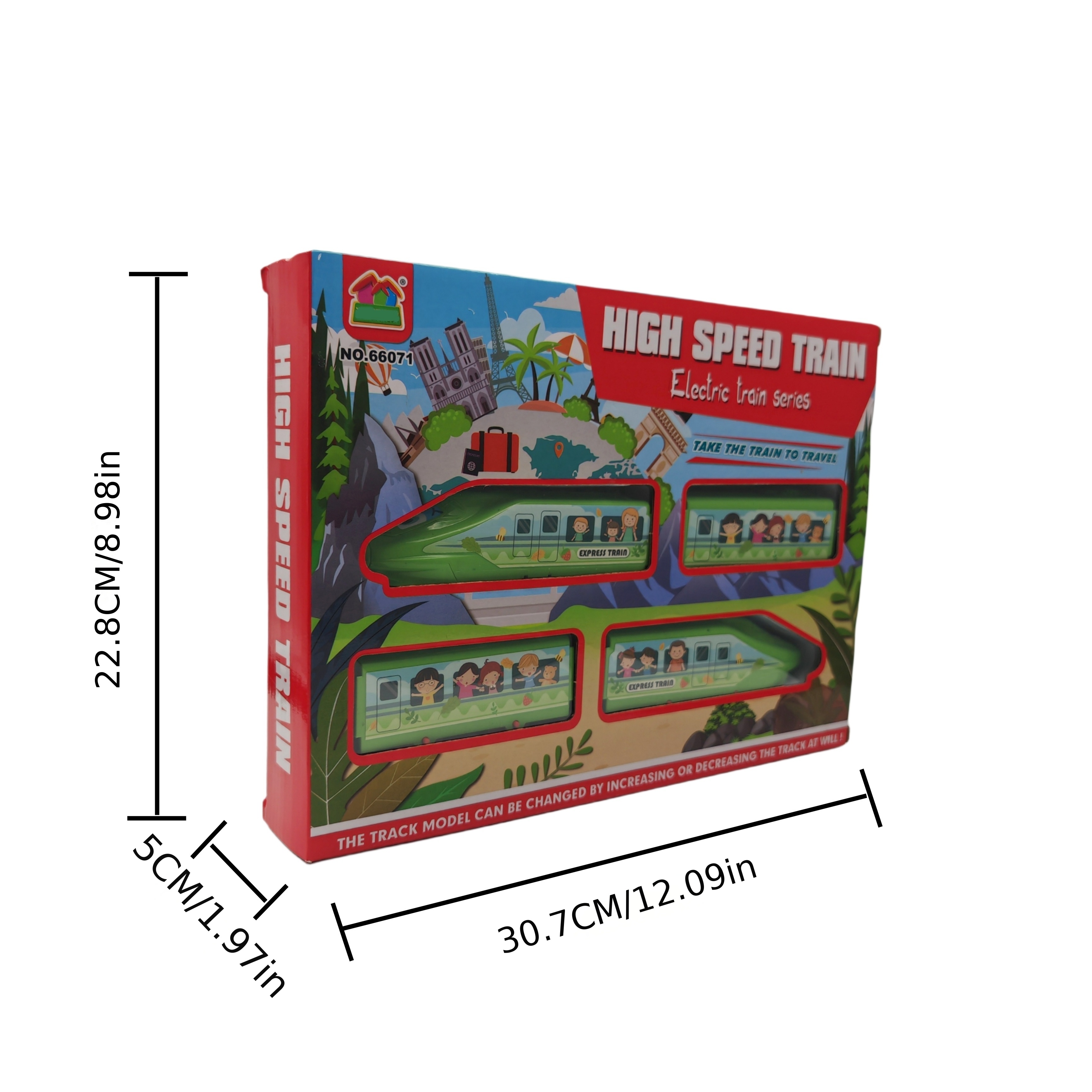 Electric Track Train High speed Rail Emu Diy Combination - Temu