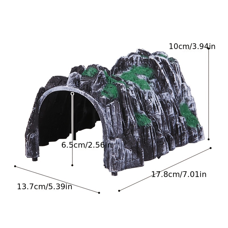 Plastic 1 87 Scale Model Toy Train Railway Cave Tunnels Sand Table ...
