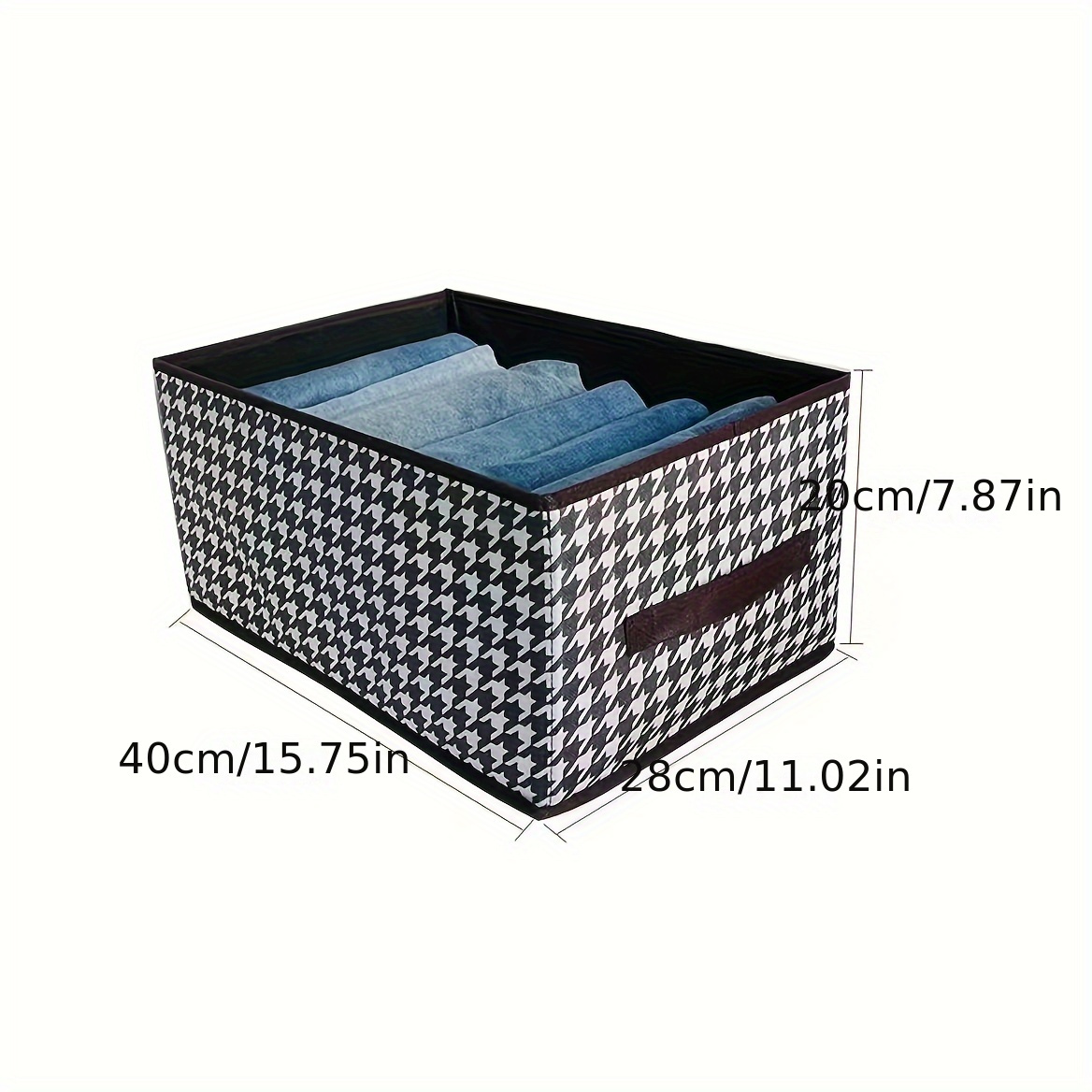 Portable Clothes Divider Storage Box Foldable Drawer Style - Temu New ...