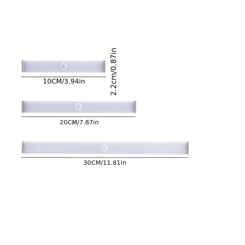 Warm White Led Smart Motion Sensor Cabinet Light Counter - Temu United ...