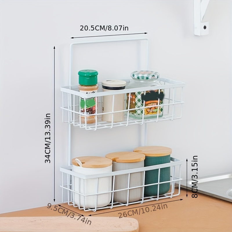 1pc Metal Mesh Storage Rack Cabinet Sponge Brush Tableware - Temu Canada