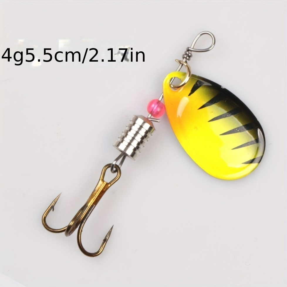 Artificial Hard Bait Treble Hook Spinner Spoon Fishing - Temu United ...