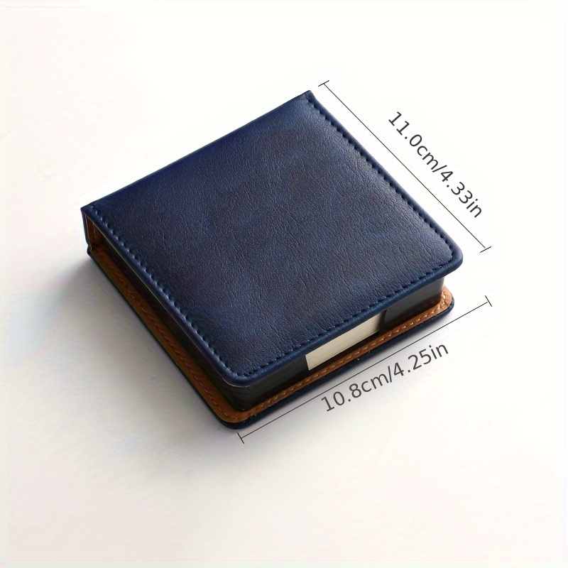 Creative Imitation Leather Notepad Boxes Paper Back School - Temu ...