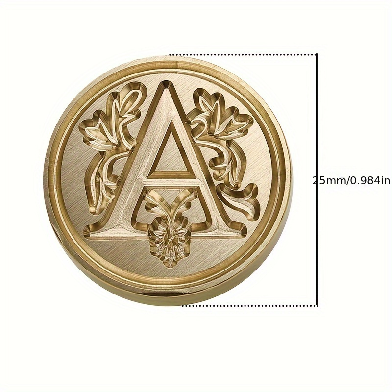 A z 26 Letter Seals Copper Head Stamps Diy Letter Seal - Temu