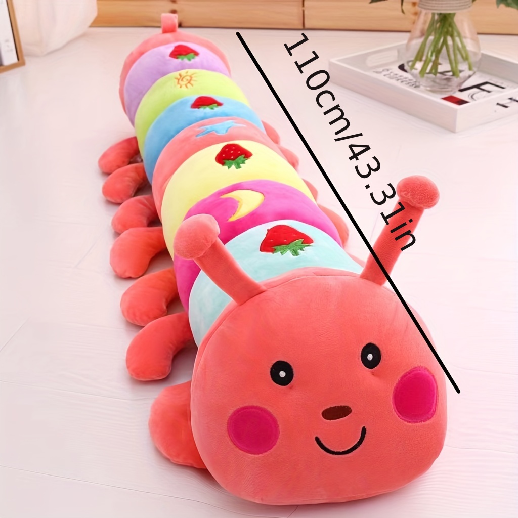 Creative Rag Doll Colorful Lavender Caterpillar Pillow Plush - Temu ...