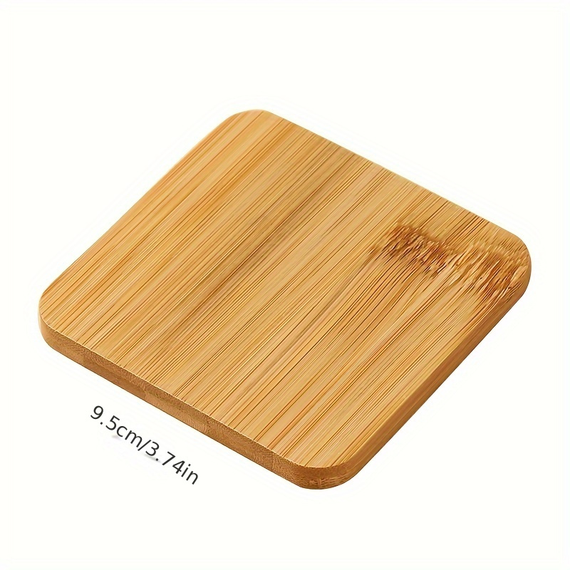 Bamboo Coaster Bamboo Wood Coaster Set Minimalist Style - Temu United ...