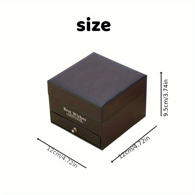 Design Gift Box Lipstick Necklace Ring Storage - Temu