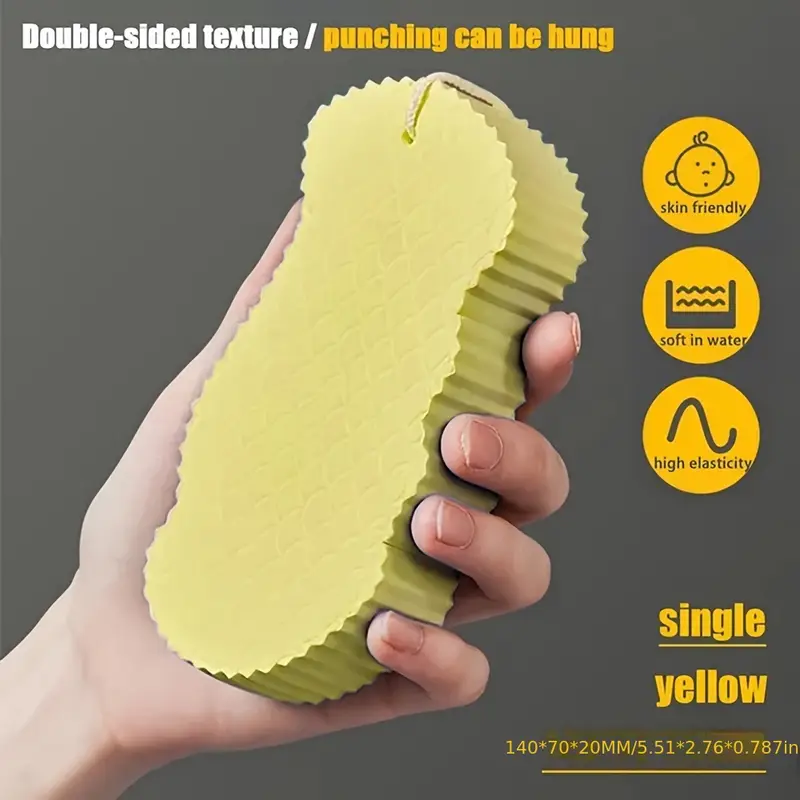 1pc Bath Sponge Body Dead Skin Remover Bath Exfoliating Scrub Sponge Shower Brush Body Skin