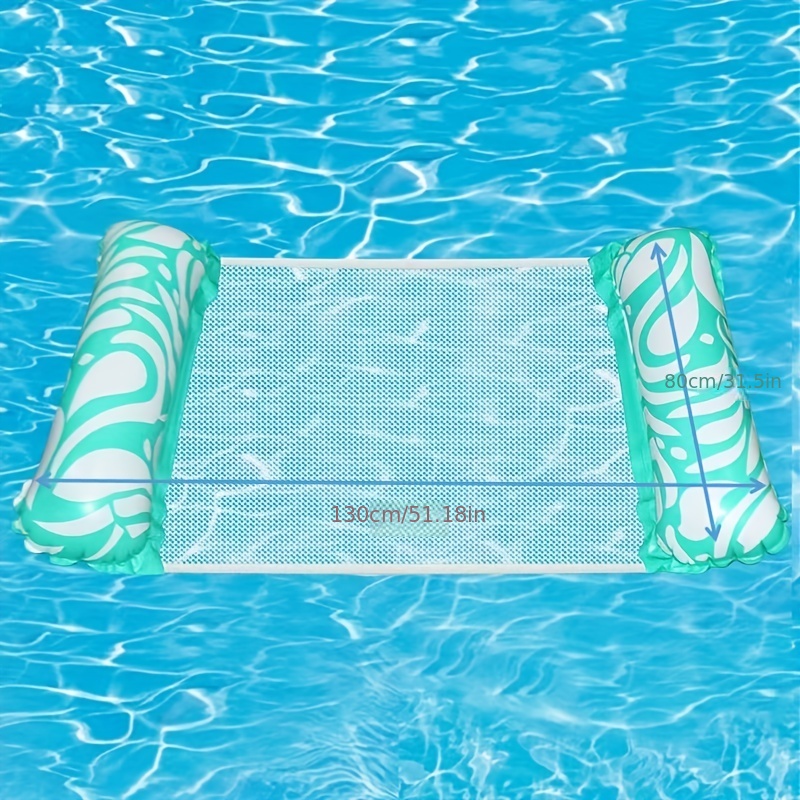 1pc pvc inflatable floating row foldable lounge chair for adult ...