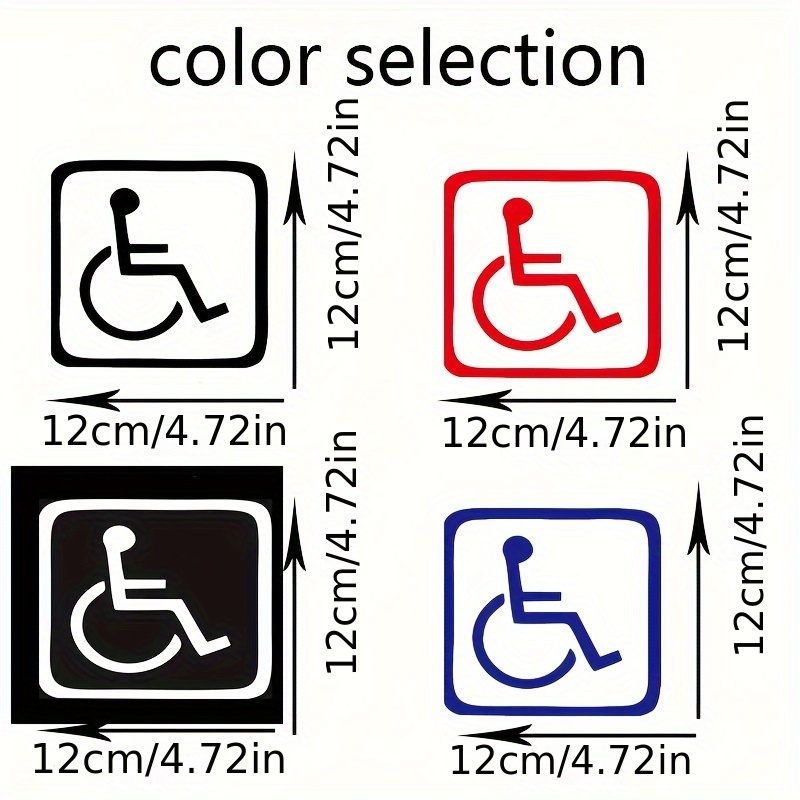 disability stickers chrome badges motorcycle car stickers - Temu