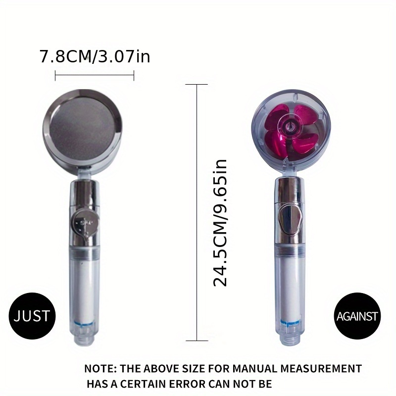 Small Waist Shower Head Filtered Pressurized Bathroom Filter - Temu New ...