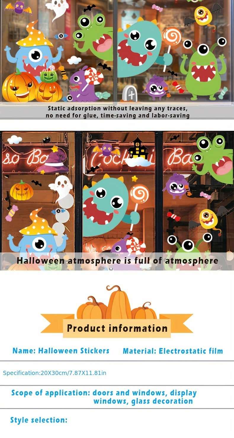 spooky : monsters pumpkins bats - Temu