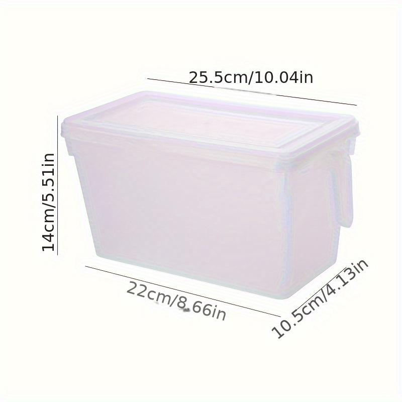 1pc Plastic Storage Box Food Preservation Box Kitchen - Temu Canada