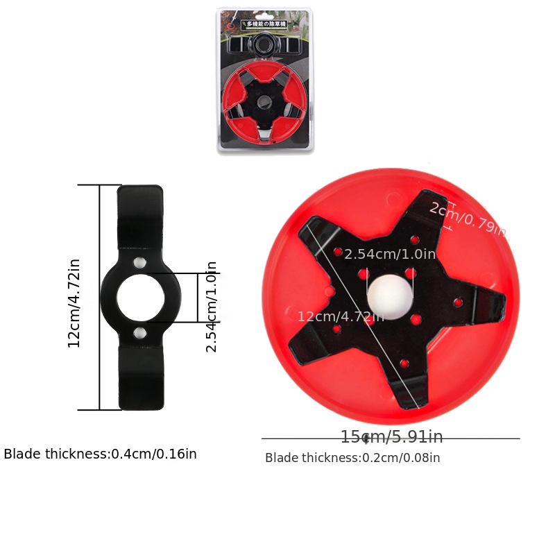 Lawn Mower Weeding Disc Brush Cutter Weeder Dry - Temu