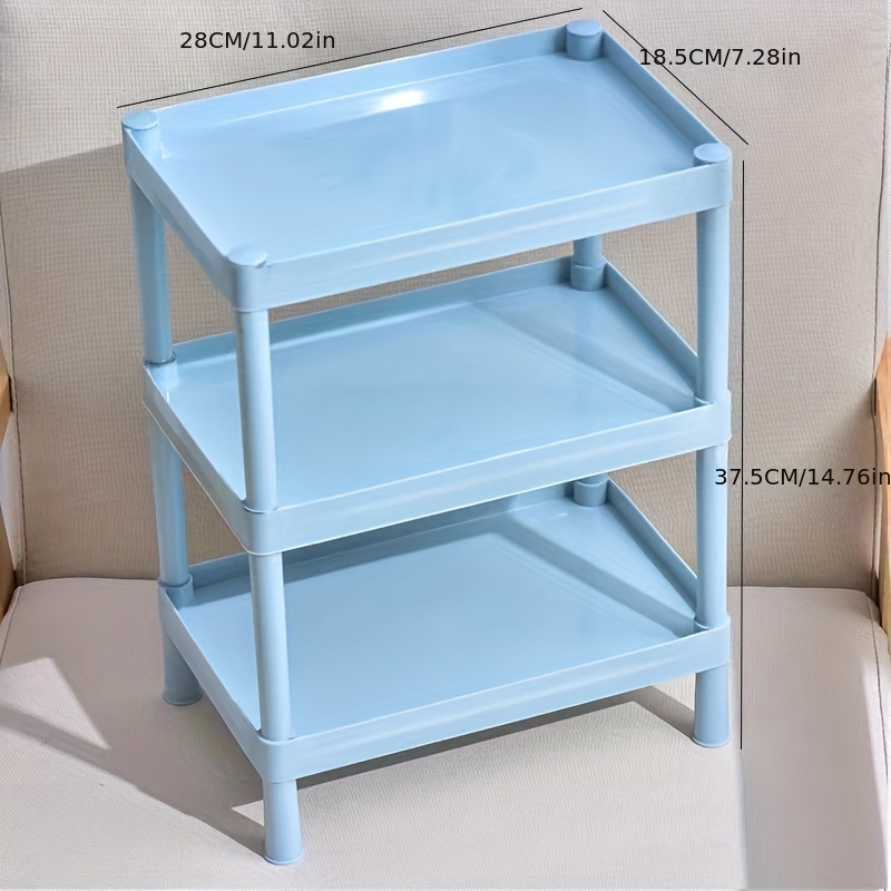1pc 3 Layer Bathroom Sundries Storage Rack Toiletry Plastic - Temu ...