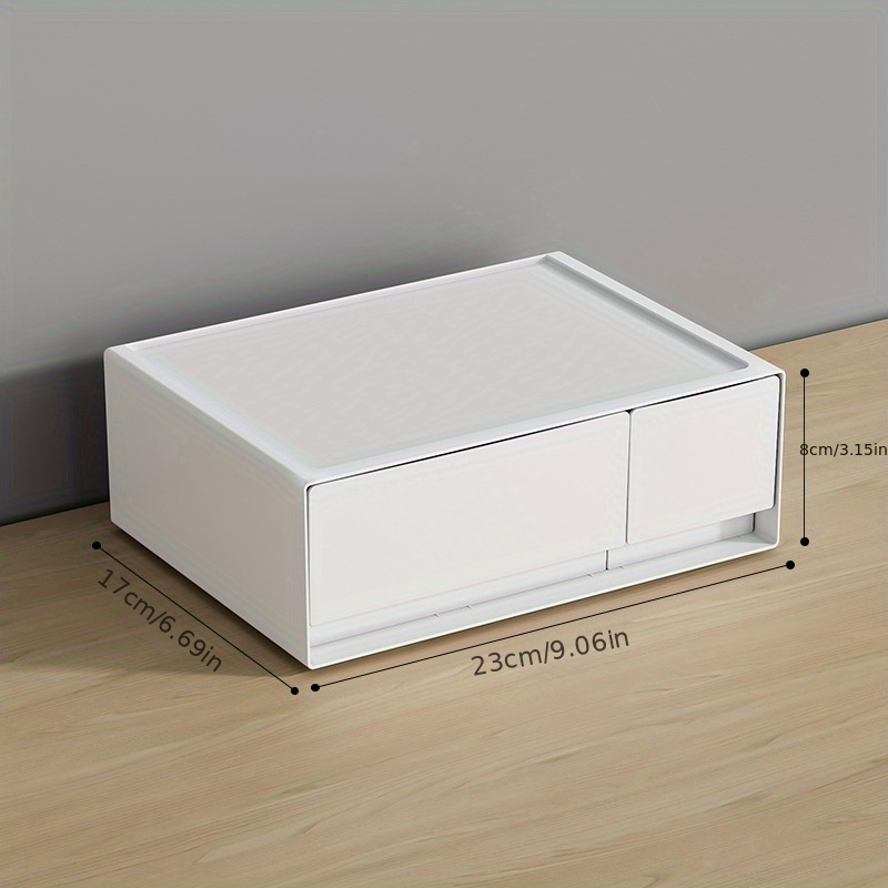 Plastic Storage Box Desktop Storage Box Cosmetic Drawer - Temu Australia