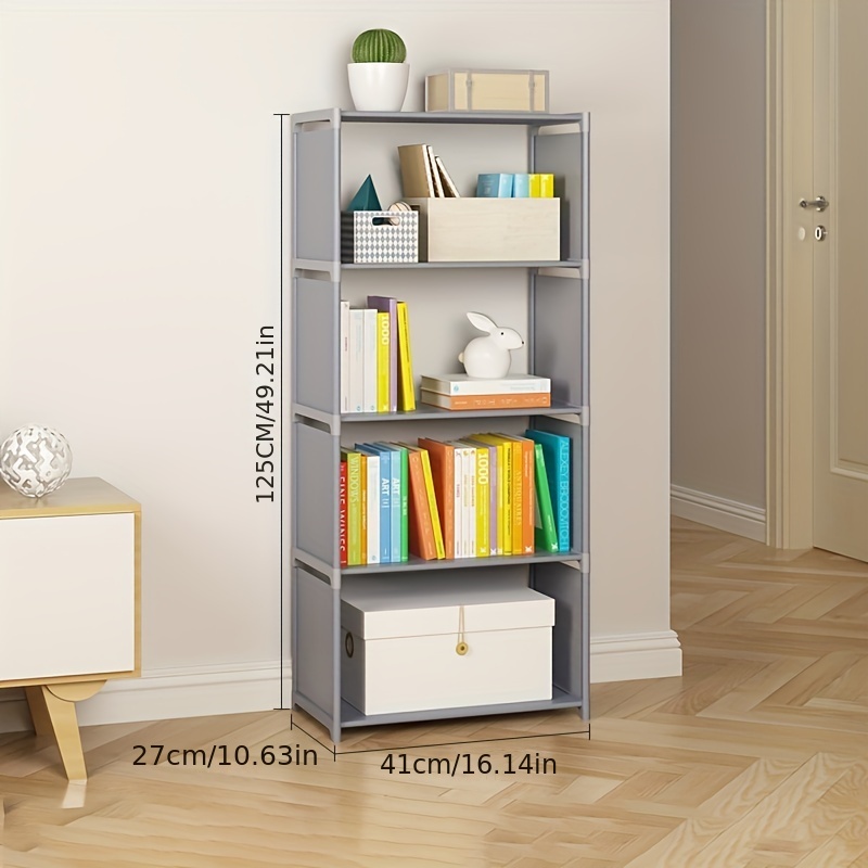 Office Floor standing Organizer Bookshelf Storage Rack Rear - Temu