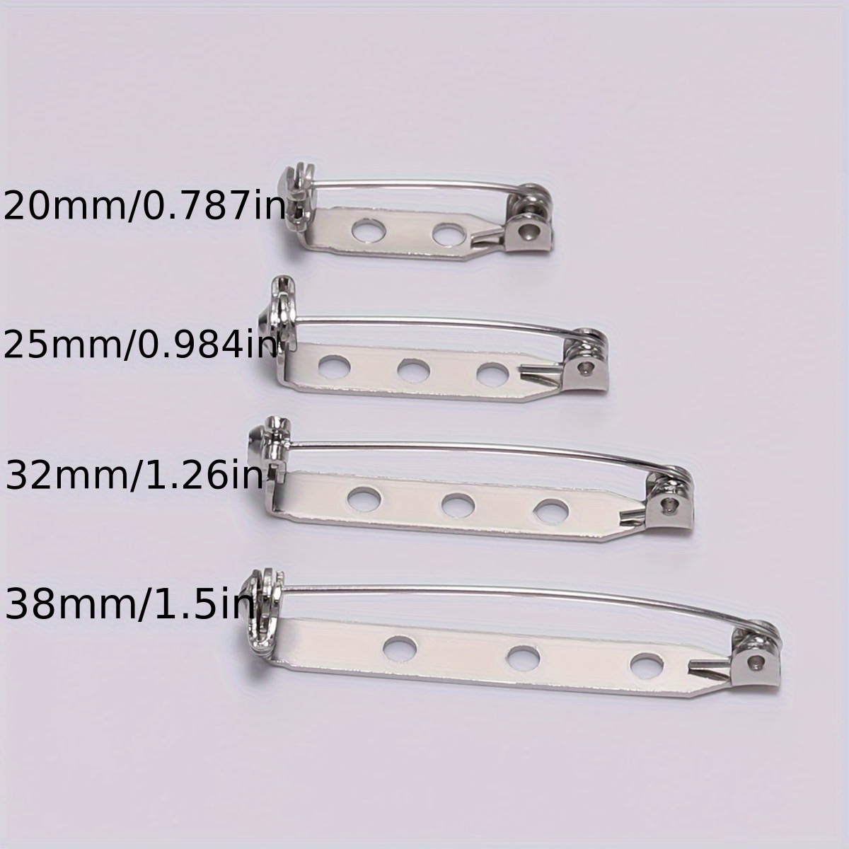 Lot 20 Épingles 20/25/32/38 Mm Supports Broche - Temu Switzerland