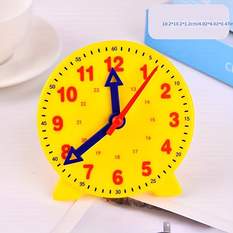 Learning Clock Model Three Hands Detachable Children's - Temu Australia