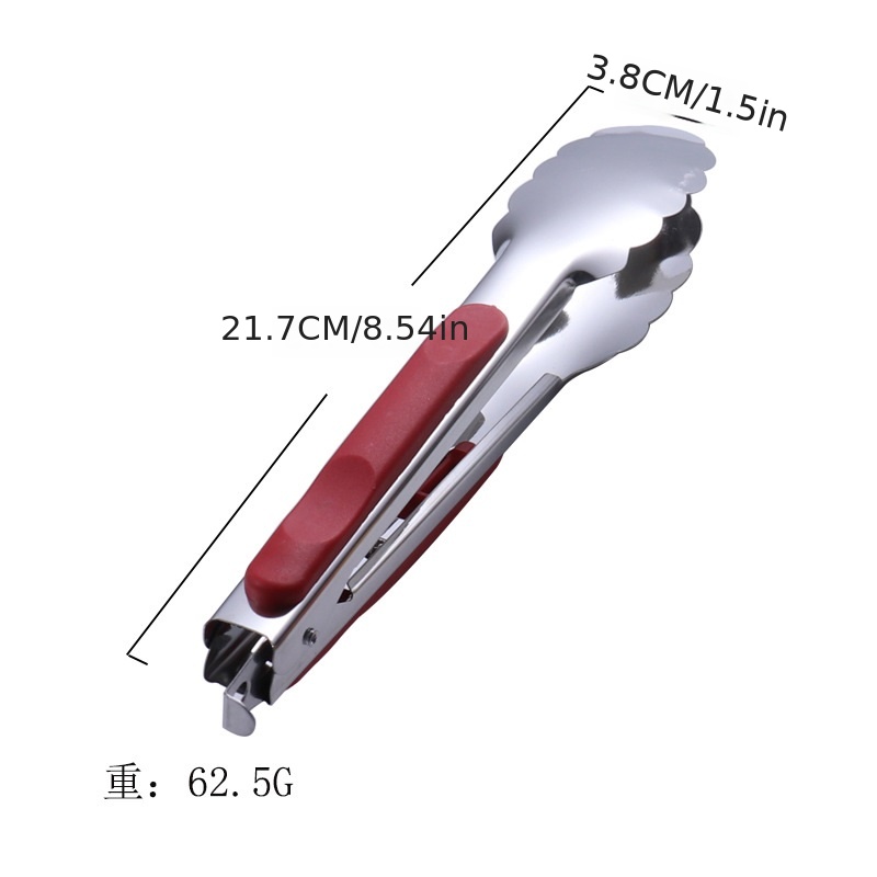 1pc Stainless Steel Three Wire Precision Card Food Clip Thickened 9 ...