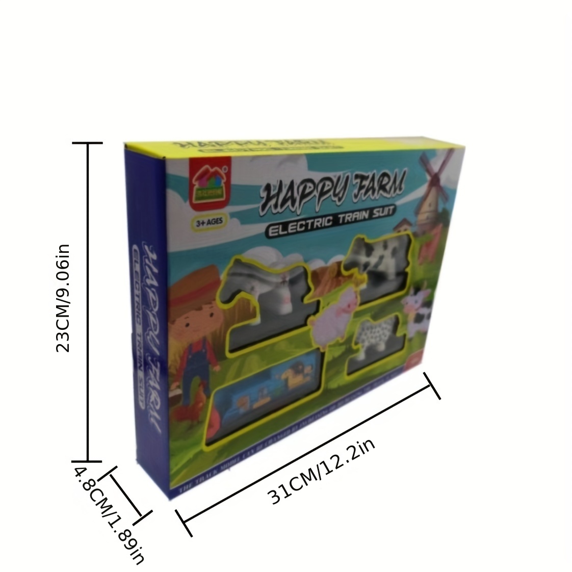 Electric Railway Train Electric Track Train Toy Set Happy - Temu