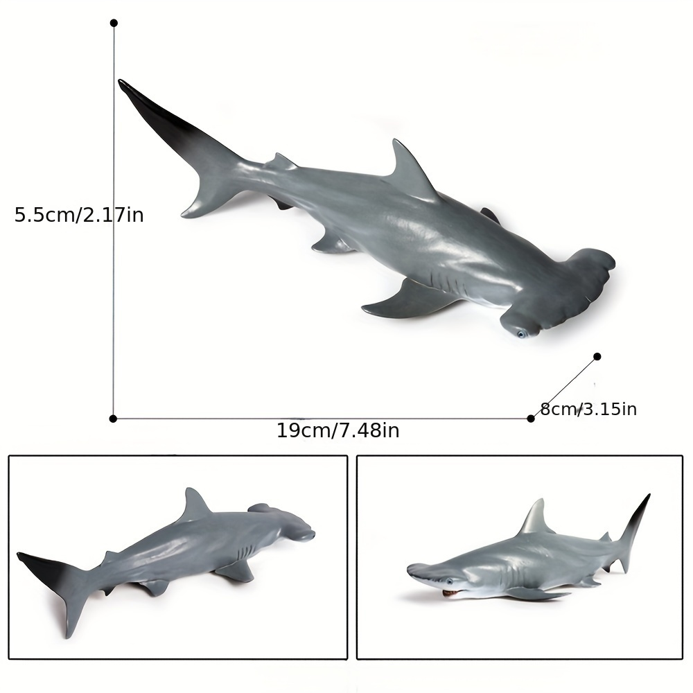 Marine Life Model Children s Solid Simulation Great White - Temu Australia