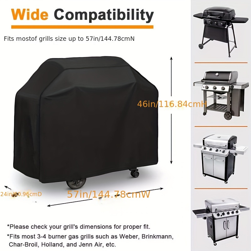 Bbq Gas Grill Cover Barbecue Waterproof Outdoor Heavy Duty Uv ...