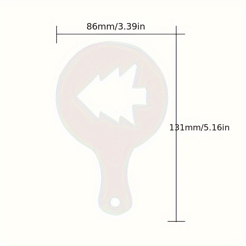 Plastic Flower Mold Coffee Printing Model Various Patterns - Temu Australia