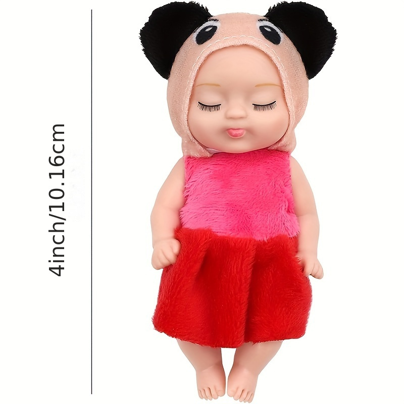 Mini Doll Gift Set Cute Toy Animal Clothes Mini - Temu Canada