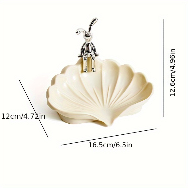 Creative Shell Shaped Soap Dish Household Drain Soap Tray - Temu Ireland