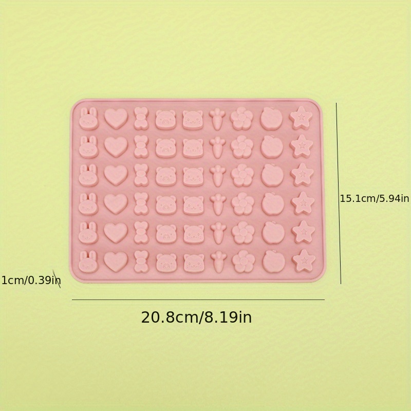 1pc Cartoon Chocolate Mold 3d Silicone Mold Cute Mini Candy Mold Jello ...
