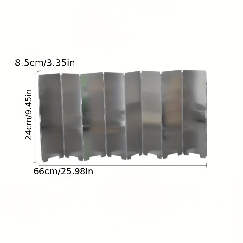 Side Burners 8/10 Plates Strong Wind Shield Deflector - Temu