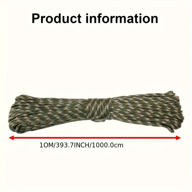 1pc 10m/100m 7 芯ロープ、diy手作りロープ、編組ブレスレットロープ、4mmロープ | Temu Japan