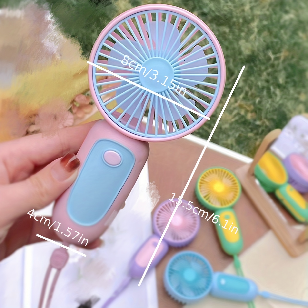 New Portable Handheld Charging Small Fan Mini Small Fan Usb - Temu