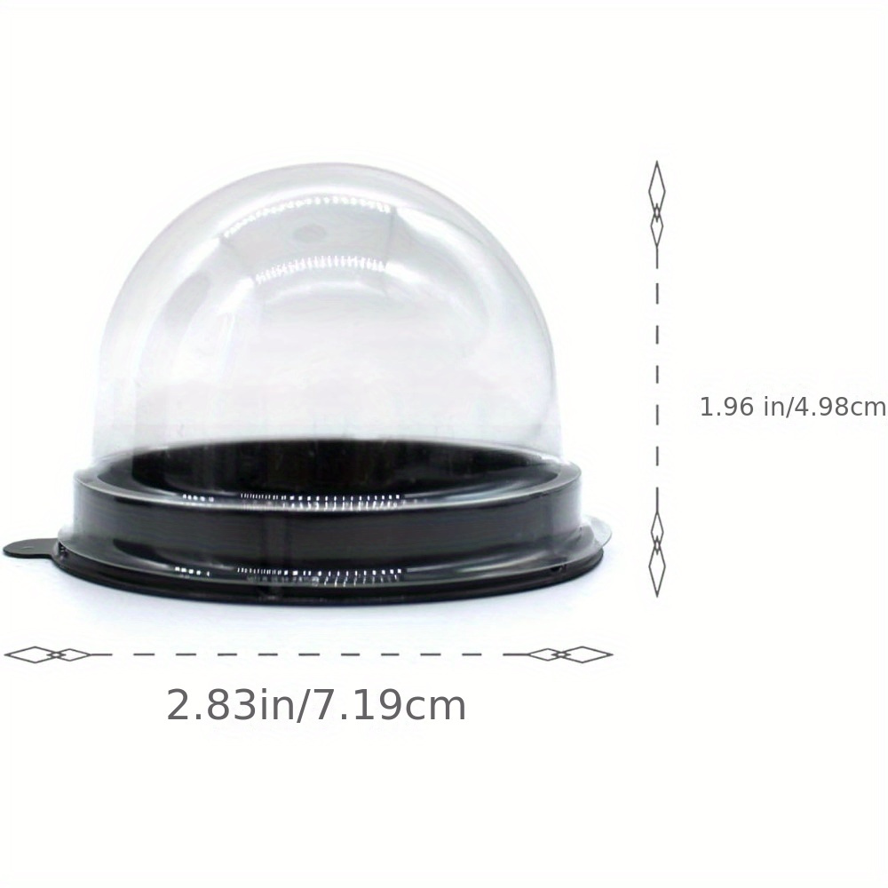 Mini Cupcake Containers Dome Lids Disposable Plastic Muffin - Temu Canada