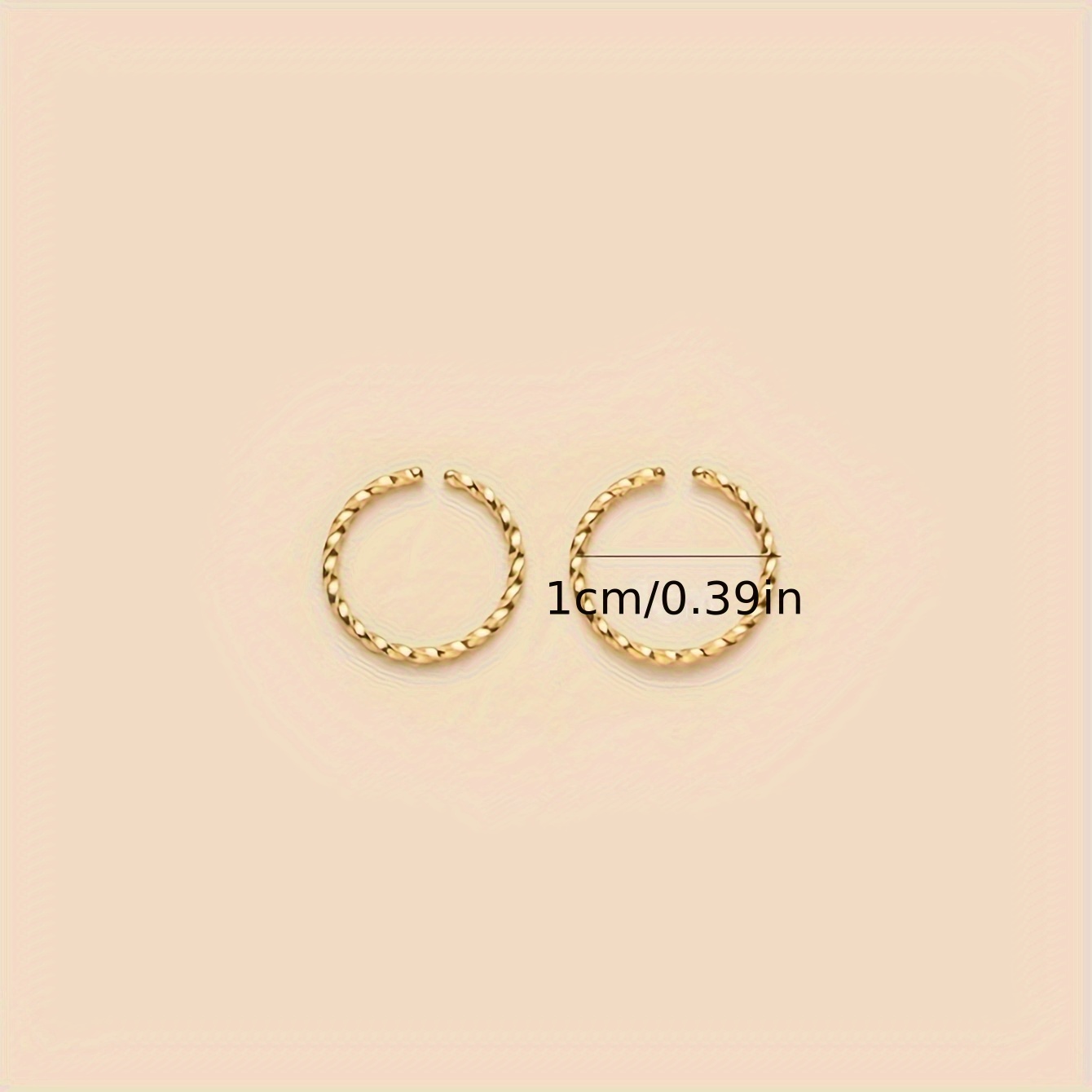 Clip Hoop Nose Ring Vintage Style Zinc Alloy Piercing - Temu United Kingdom