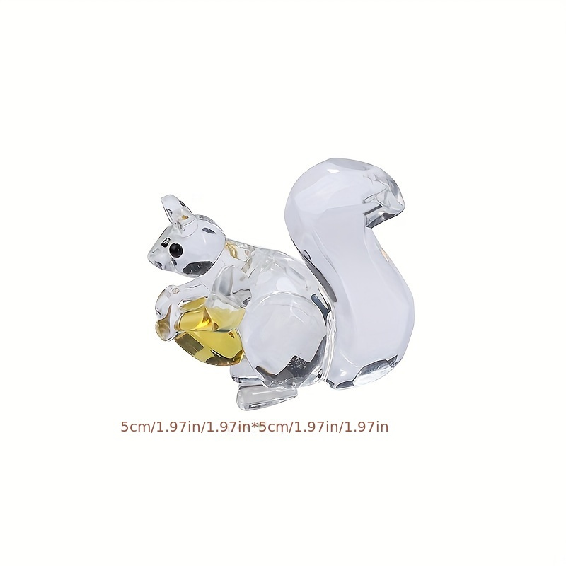 Synthetic Crystal Squirrel Charms Room Porch - Temu Australia