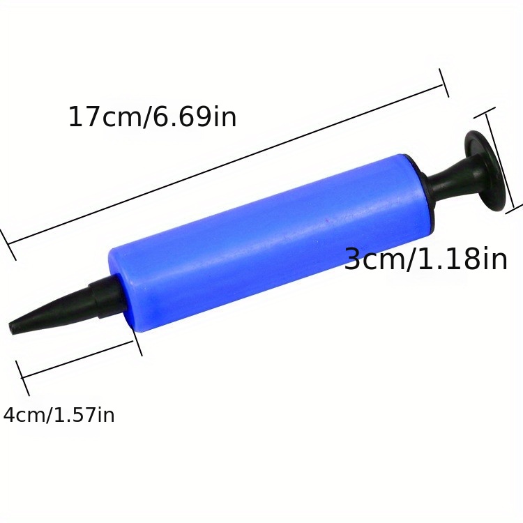 Mini Plastic Manual Balloon Pump Random Color Suitable For Aluminum ...