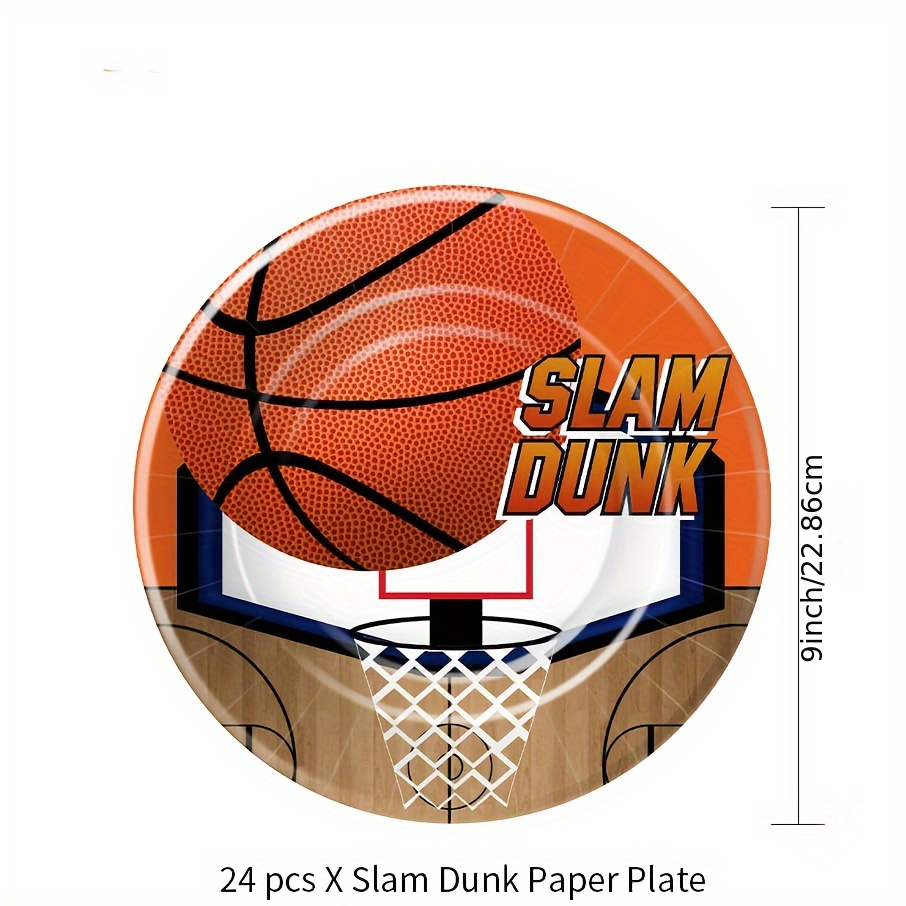Basketball Party Decorations Tableware Basketball Birthday - Temu ...