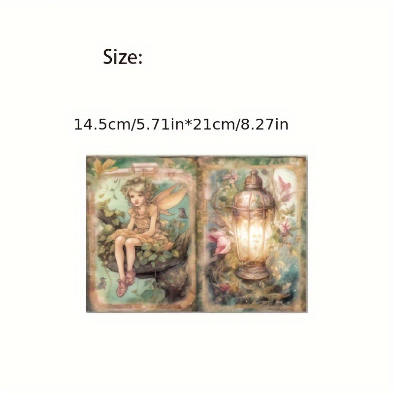 a5 forest elf fox mushroom themed paper set diy crafts - Temu Australia