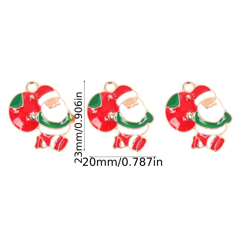Christmas Style Santa Claus Snowman Charms Elk Christmas - Temu United ...