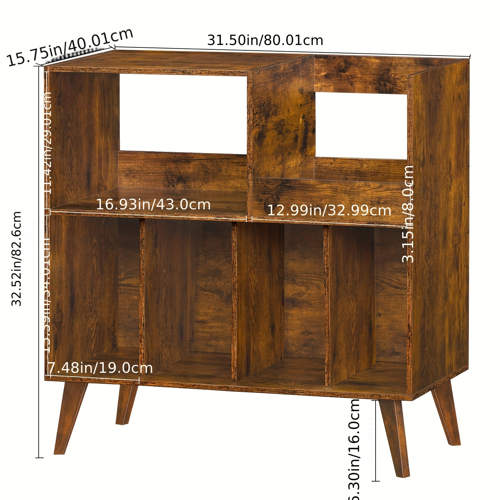 Vintage Style Vinyl Record Storage Stand Turntable Holder - Temu